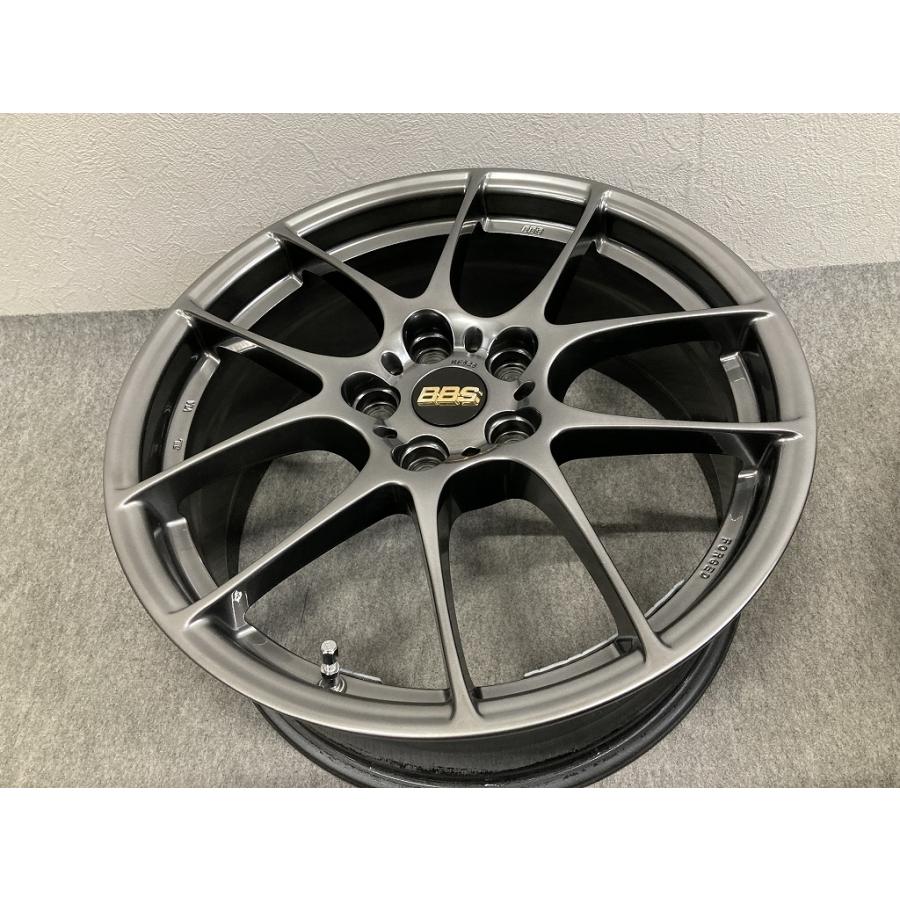 訳アリ 軽量 鍛造 BBS RF525 18インチ 7.5J +50 114.3 5H 2本セット ハブリング付 (A1628 ...