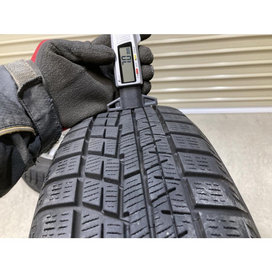 溝有り ZACK Sport-9 14インチ 4.5J +45 PCD100 4H YOKOHAMA iceGUARD iG60 155/65R14 4本 タント N-BOX 等 (A1636 ...