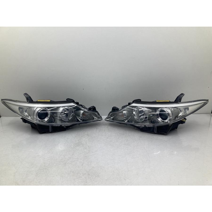 良品 取付OK 点灯OK ACR50W 中期 エスティマ 純正 HID ヘッドライト 左右セット KOITO 28-217 GSR50W 打刻 ...