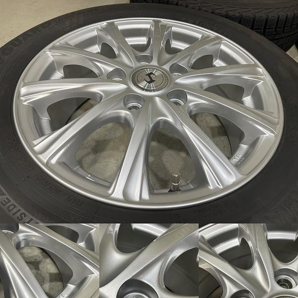 バリ溝 ’20年製 weds ウェッズ 15インチ 6J +53 PCD114.3 5H YOKOHAMA iceGUARD iG50 ...
