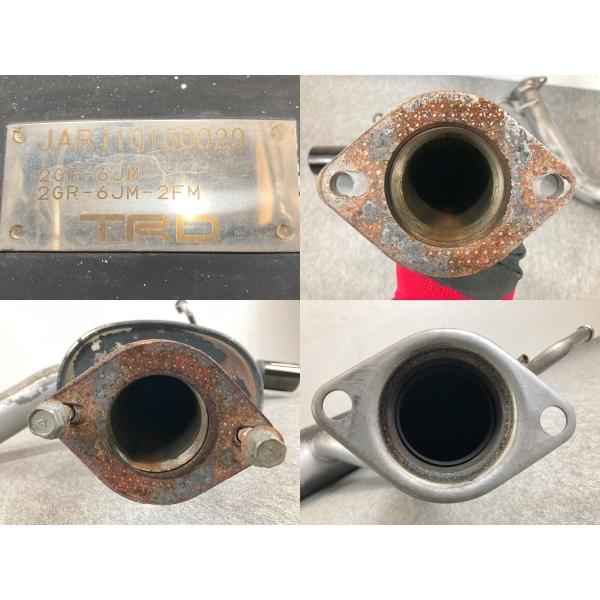 曲り無 レクサス RX450h GYL20W GYL25W TRD 4本出し リアマフラー JARI10150029 2GR-6JM 2GR ...