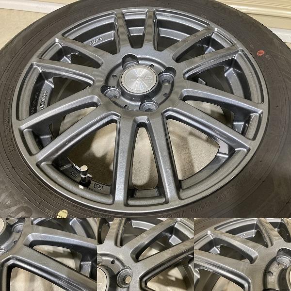 バリ溝 dp devotion 15インチ 5.5J +50 PCD100 4H YOKOHAMA iceGUARD iG60 175/65R15 4本 フィット アクア ノート 等 ...