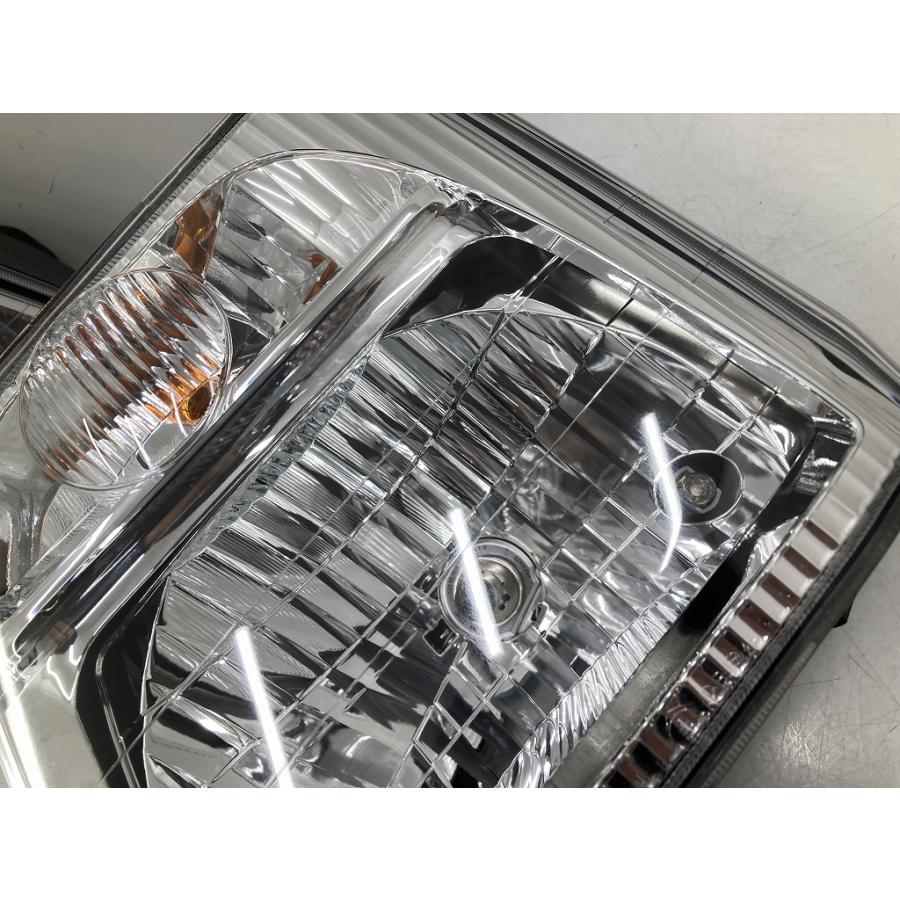 美品 割れ無 TT1 サンバー 純正 ハロゲン ヘッドライト 左右セット レベ付 MITSUBA VC02-001 TT2 TV1 TV2 ...
