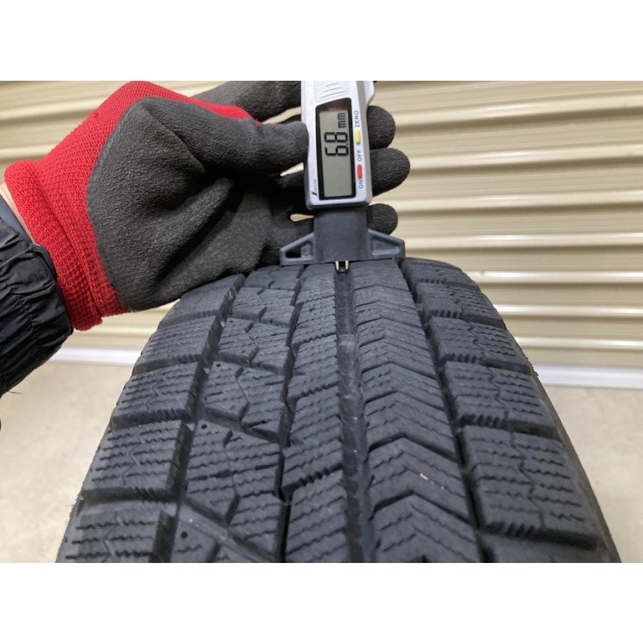 バリ溝 Claire 14インチ 4.5J +45 PCD100 4H BRIDGESTONE BLIZZAK VRX 155/65R14 4 ...