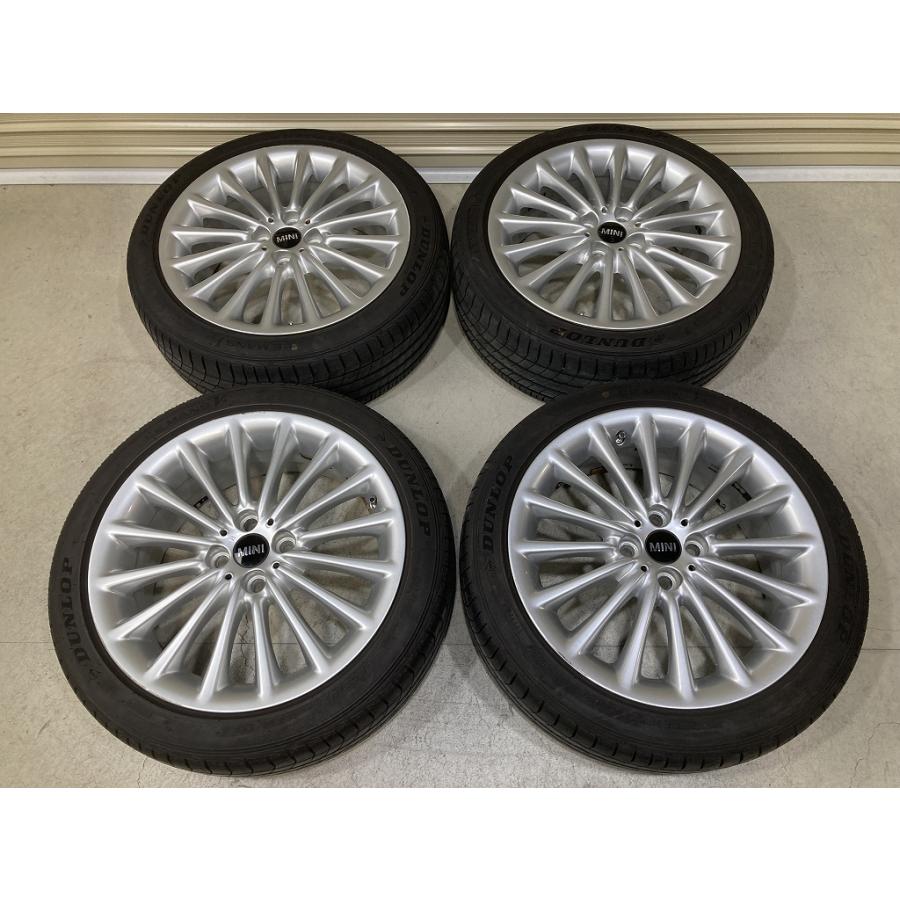 バリ溝 ’23年製 MINI ミニ 純正OP 17インチ 7J +48 PCD100 4H DUNLOP LE MANS V+ 205/45R17 4本 R50 R55 R56 ルマン5 ...