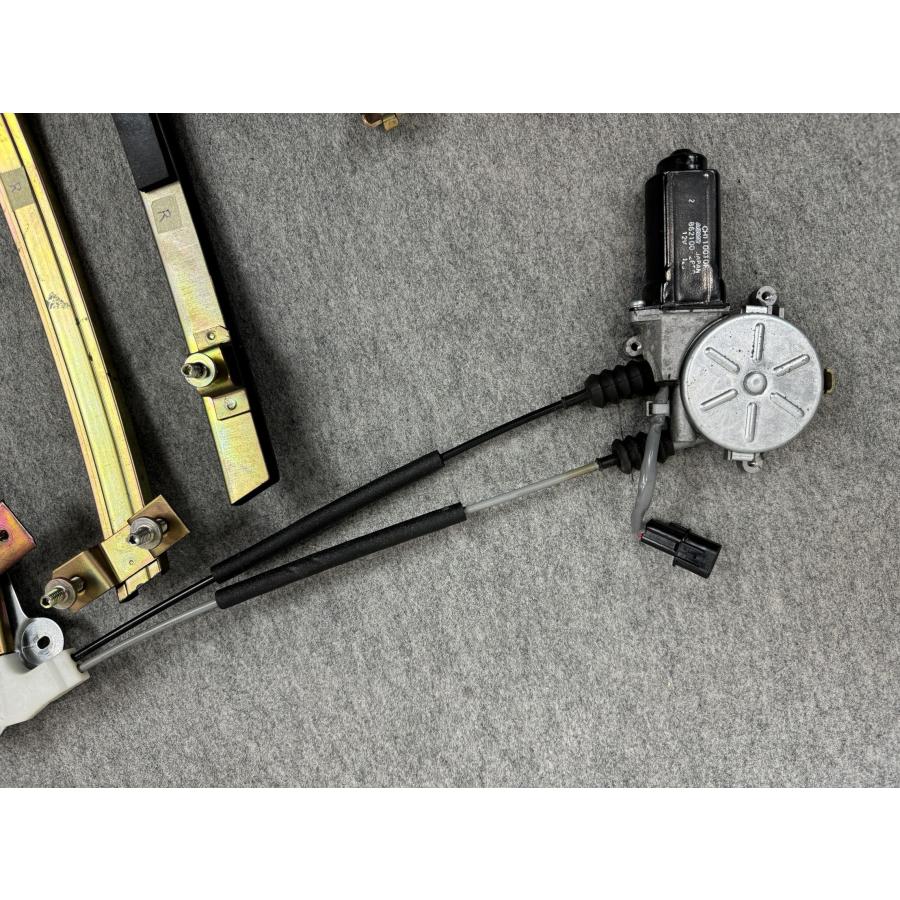 動作OK 曲り無 Z16A GTO 純正 右 パワーウインドウ レギュレーター レール 運転席側 862100-2650 三菱 6G72 ...