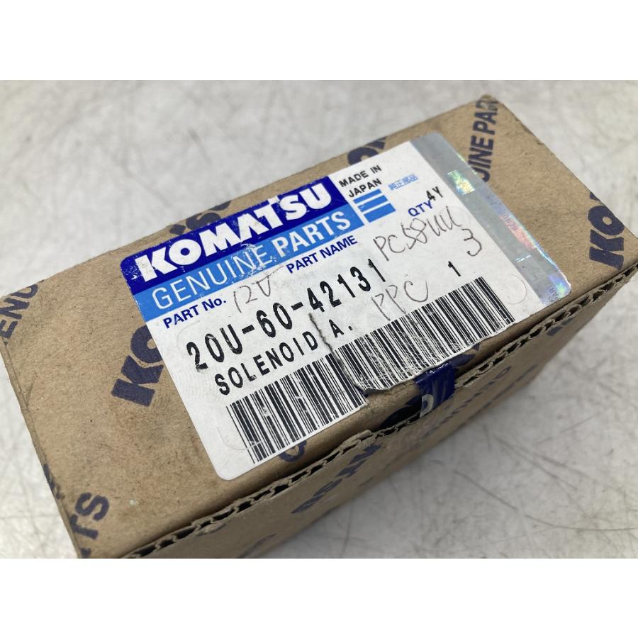 KOMATSU コマツ ソレノイドバルブ 20U-60-42131 PC58UU-3 12V (H1618) : インフィニ ヤフー店 ...