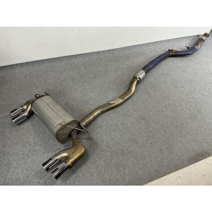 美品 '17年 BMW 1H30G M2 F87 MT 純正 マフラー エキゾースト 可変バルブアクチュエーター付 触媒 7636574 ...