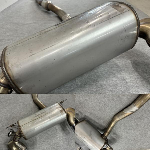 美品 '17年 BMW 1H30G M2 F87 MT 純正 マフラー エキゾースト 可変バルブアクチュエーター付 触媒 7636574 ...