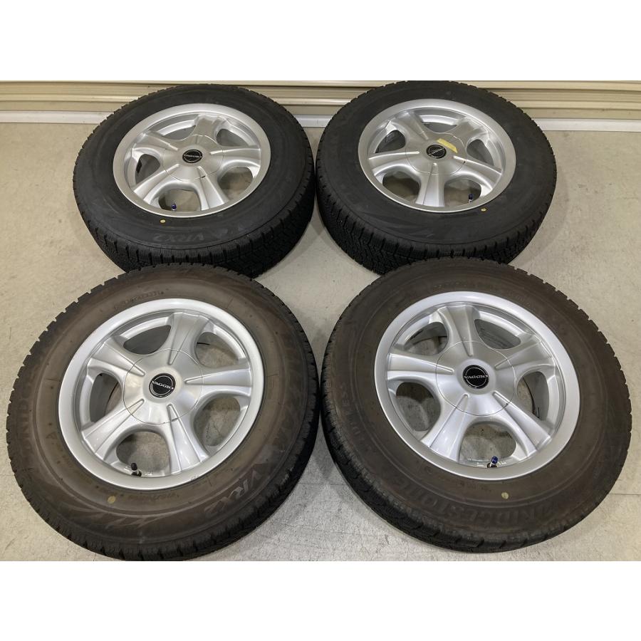BS VAGGIO 14インチ 6J +38 PCD100 4H BLIZZAK VRX/VRX2 175/70R14 4本セット カローラ シエンタ 等 (J1512) : j1512 ...