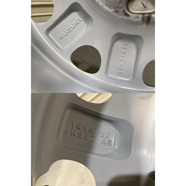 バリ溝 ’23年製 ラパン ショコラ 純正 14インチ 4.5J +45 PCD100 4H BS NEWNO 155/65R14 1本 スズキ (K1588) : インフィニ ヤフー店 ...