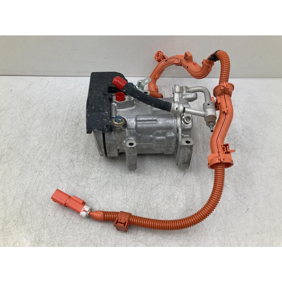 割れ無 動作OK R4年 RV6 ヴェゼル 走行3万km 純正 エアコンコンプレッサー ESB27C 042400-1131 DENSO ...