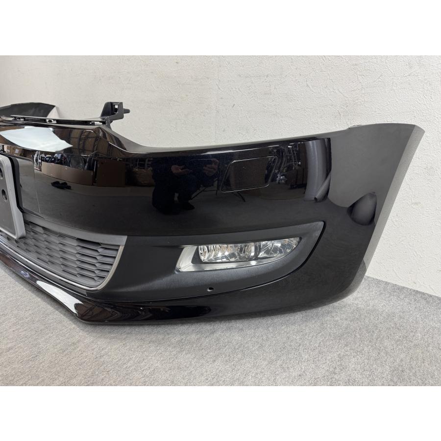 割れ無 VW POLO ポロ 6RCBZ 純正 フロントバンパー フォグ付き LC9X ディープブラック 6R0 805 915C / 807 ...
