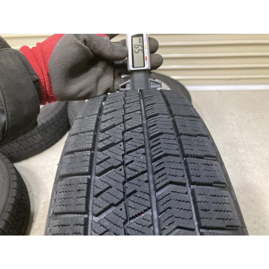 バリ溝 BS Linz 14インチ 4.5J +45 PCD100 4H BLIZZAK VRX2 155/65R14 4本 タント N ...