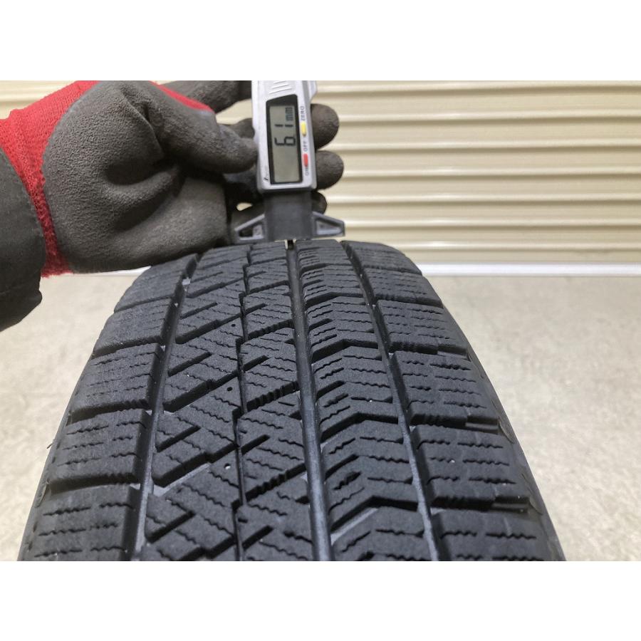 バリ溝 BS Linz 14インチ 4.5J +45 PCD100 4H BLIZZAK VRX2 155/65R14 4本 タント N ...