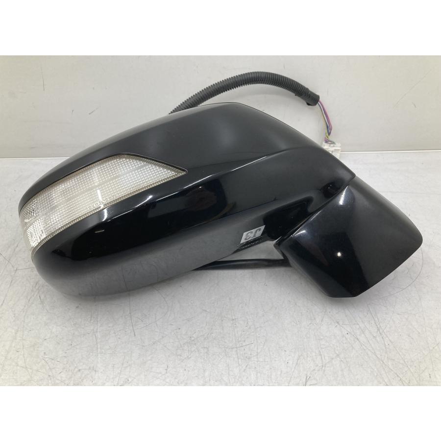 割れ無 動作OK RG1 ステップワゴン 純正 右 ドアミラー 運転席側 7P PB81P プレミアムブラキッシュP RG2 J3 ...