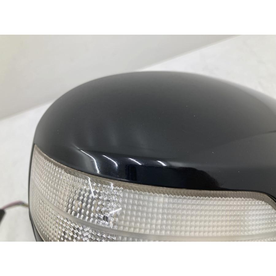 割れ無 動作OK RG1 ステップワゴン 純正 右 ドアミラー 運転席側 7P PB81P プレミアムブラキッシュP RG2 J3 ...