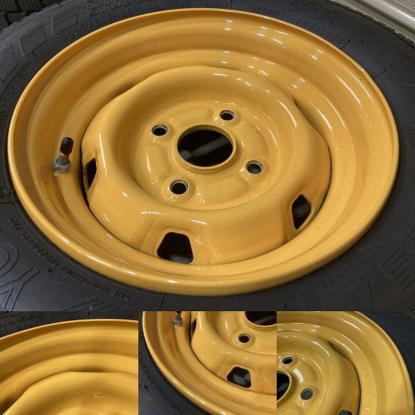 バリ溝 ’20年製 トヨタ 純正 12.5インチ 6.75J PCD114.3 4H ヨコハマ SY01 225/50R12.5 2本 ライト ...