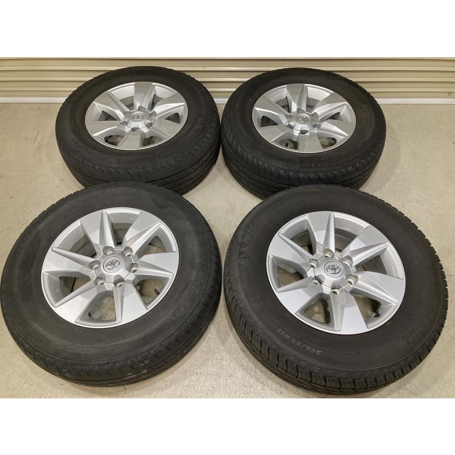 トヨタ 150系 プラド 純正 17インチ 7.5J +25 PCD139.7 6H 265/65R17 4本セット ランクル ハイラックス サーフ (P1660) : インフィニ ヤフー店 ...