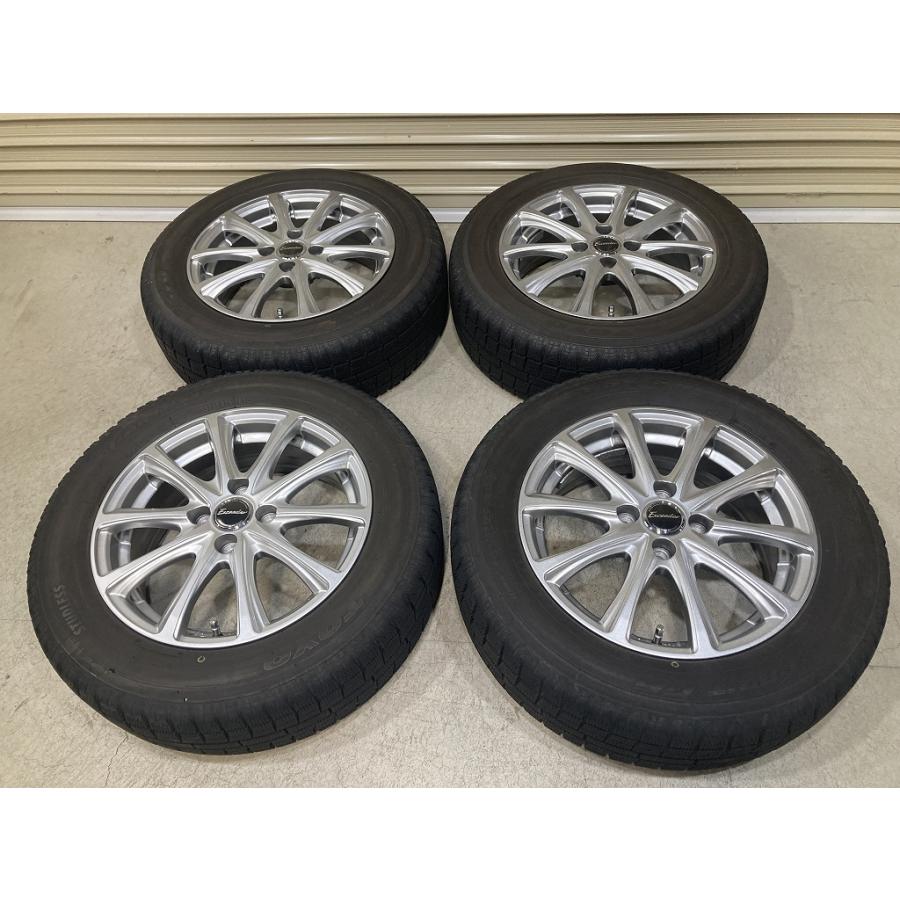 溝あり Exceeder 15インチ 5.5J +43 PCD100 4H TOYO GARIT G5 185/65R15 4本 ノート フリード アクア 等 (P1697) : インフィニ ...