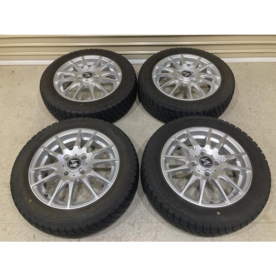 溝あり strategy 14インチ 4.5J +45 PCD100 4H GOODYEAR 155/65R14 4本 タント N-BOX ワゴンR 等 (P1700) : インフィニ ヤフー ...