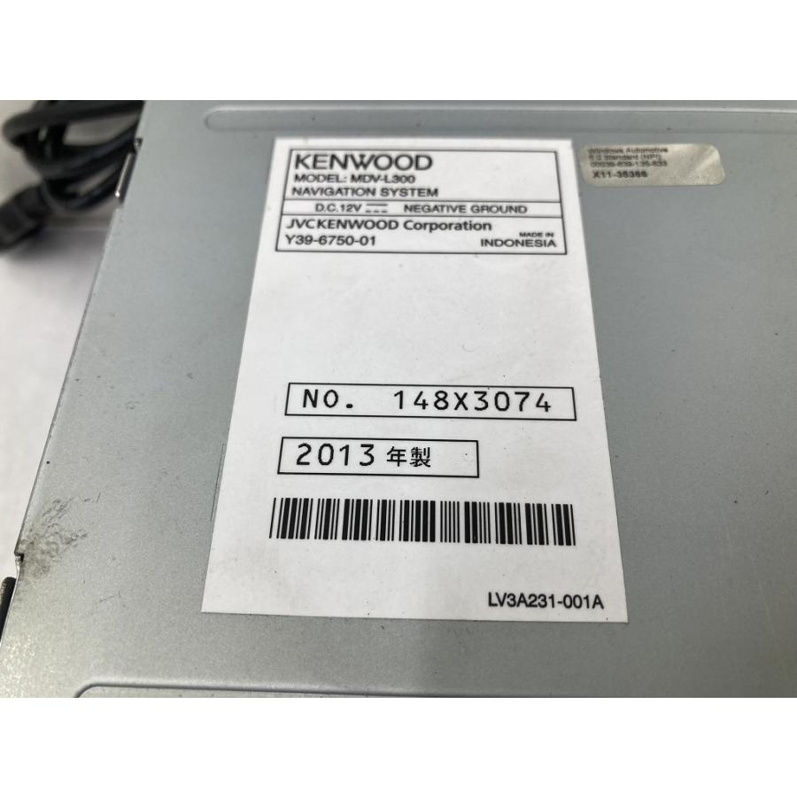割れ無 動作OK KENWOOD ケンウッド MDV-L300 メモリーナビ 地図データ 2012年第02版 CD DVD ワンセグ ...