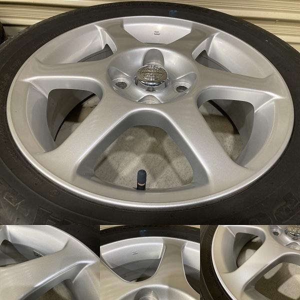 トヨタ NCP13 ヴィッツ RS 純正 15インチ 5.5J +45 PCD100 4H 185/55R15 4本セット (R1630 ...