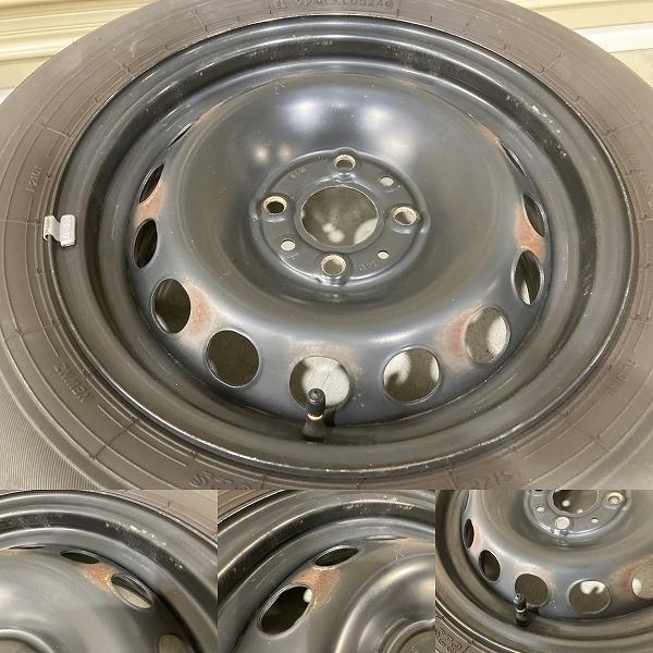 バリ溝 ’24年製 FIAT フィアット500 純正 スチール 14インチ 5.5J +35 PCD98 4H BS NEWNO 175/65R14 4本セット (V1679) : インフィニ ...