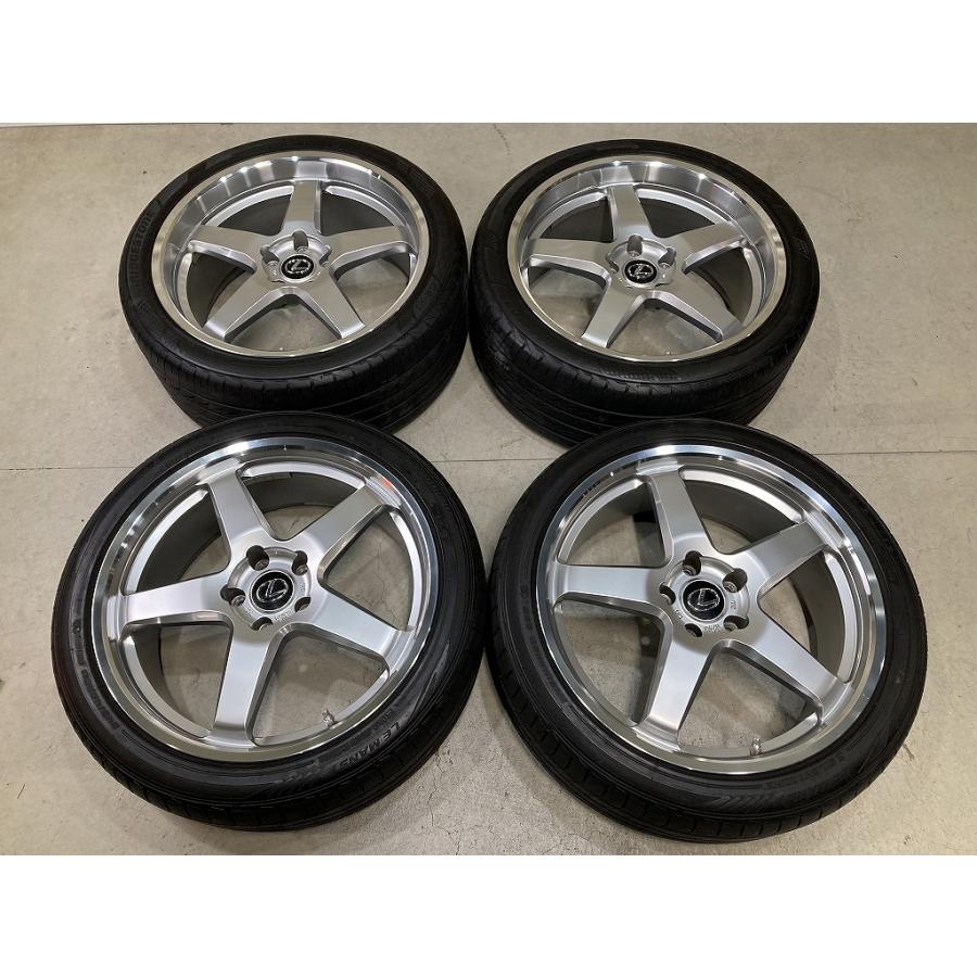 美品 鍛造 RAYS REM ROGA 20インチ 8.5J/9.5J +36 PCD120 5H 245/40R20 275/35R20 4本 レクサス LS460 LS600h 等 ...