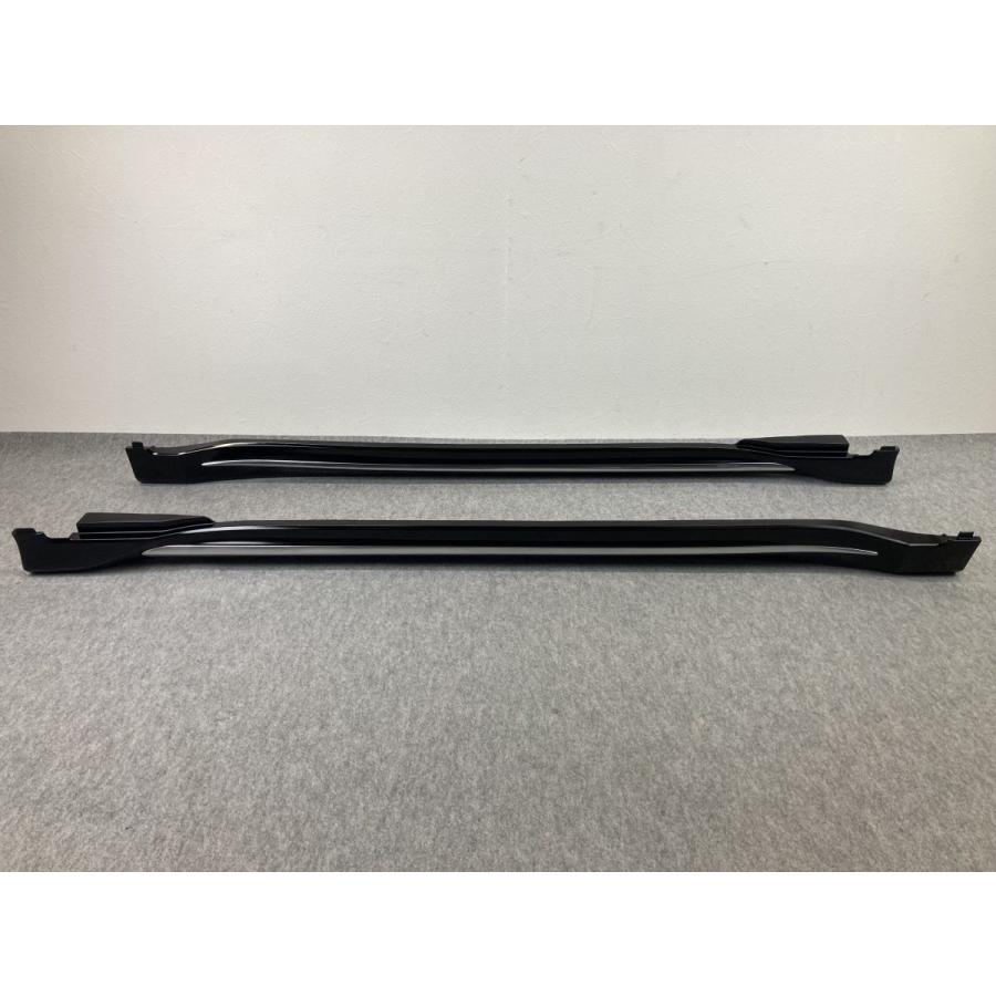 割れ無 RU1 ヴェゼル 純正 サイドステップ サイドスカート 左右セットNH731P クリスタルブラックP 黒 (YA4080 ...