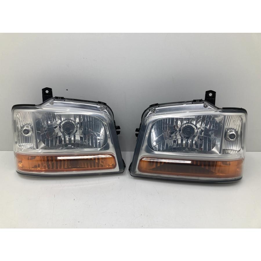 良品 DA62W エブリィ 純正 ハロゲン ヘッドライト 左右セット KOITO 100-32673 DA62V DA52W DG62W ...