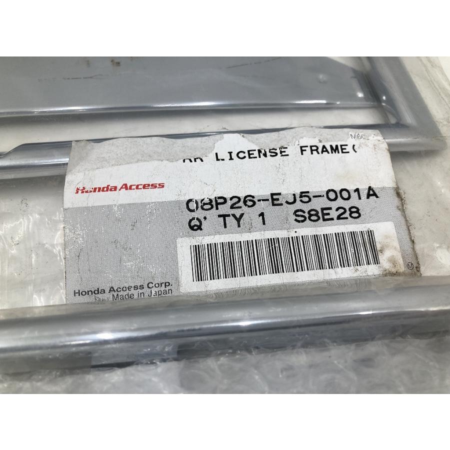 未使用 ホンダ 純正 ナンバーフレーム ライセンスフレーム フロント リア セット メッキ 08P25-EJ5-000A/001A (YC1106) : インフィニ ヤフー店 - 通販 ...