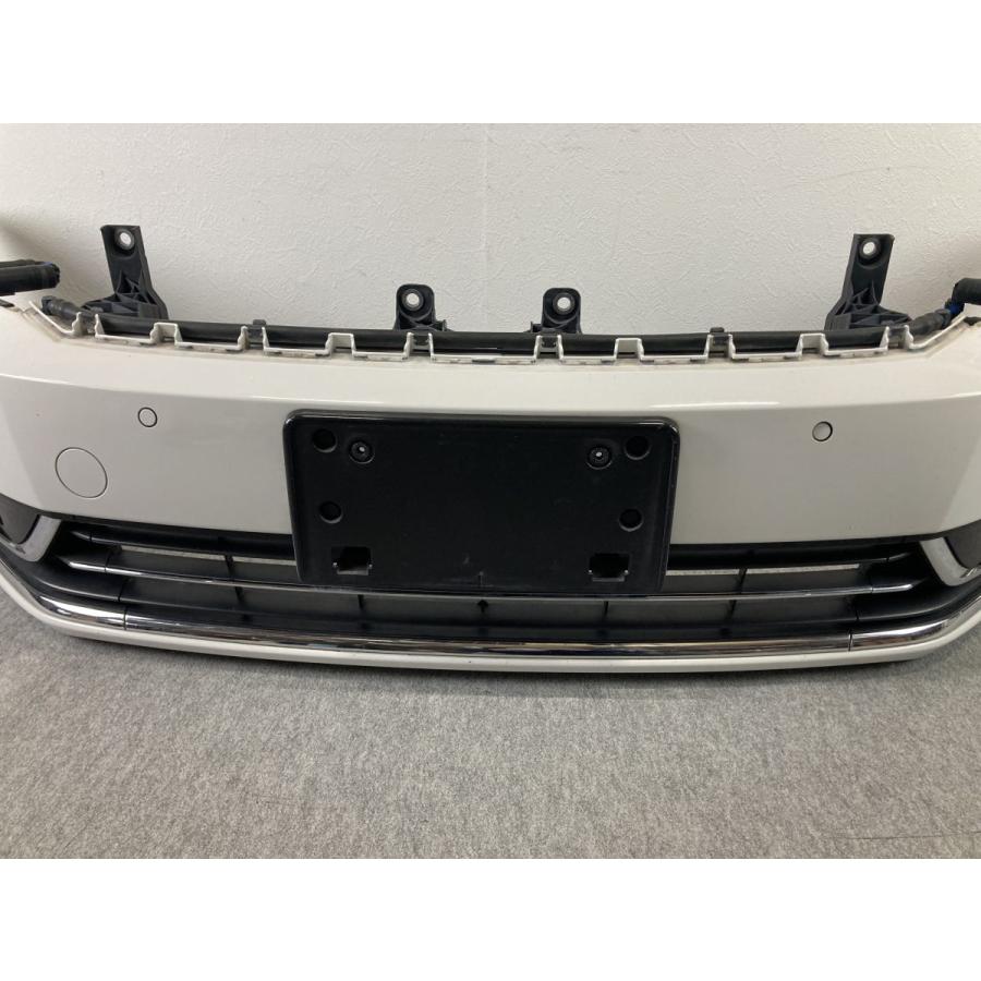 VW 3CCAX パサート ヴァリアント TSI 純正 フロントバンパー フォグ センサー付き LB9A ホワイト 白 3AA 807 221 ...