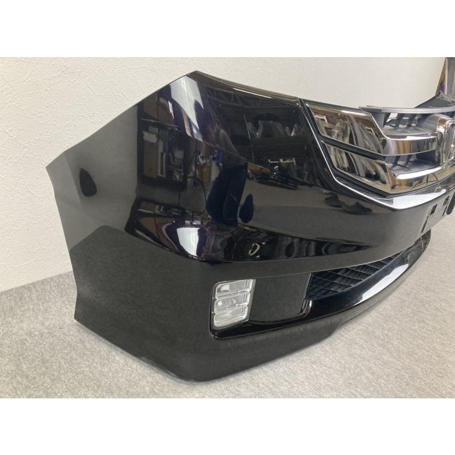 RG1 後期 ステップワゴン スパーダ 純正 フロントバンパー グリル フォグ付き PB81P ブラキッシュP 71101-SLJ-C000 RG2 (YD4021) : yd4021 ...