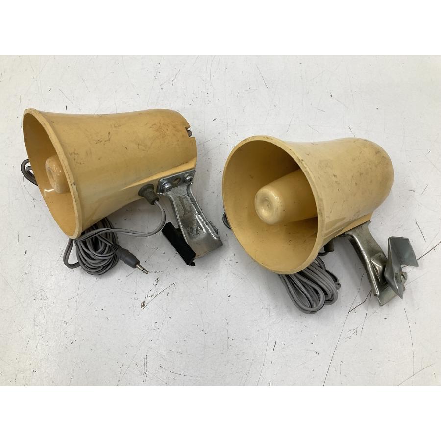 現状品 UNI-PEX ユニペックス CP-11/4 REFLEX HORN SPEAKER 小型車載用 ホーンスピーカー 2個セット 10F ...