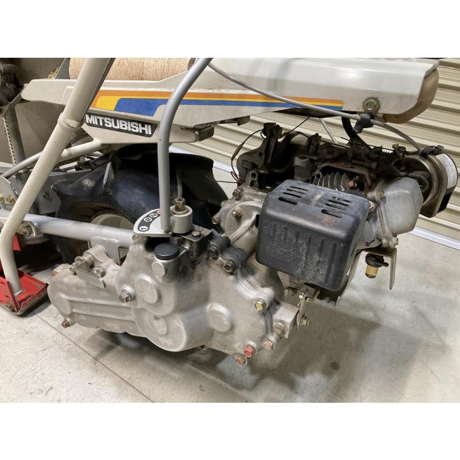 実動 美品 使用頻度少ない 三菱 稲刈機 バインダー NEWあきばれ 1輪1条刈り 結束型 ガソリン OHV GM91P 長野県発 ...