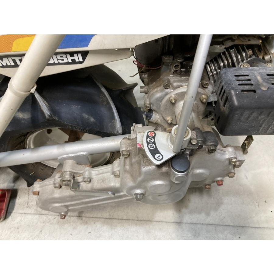 実動 美品 使用頻度少ない 三菱 稲刈機 バインダー NEWあきばれ 1輪1条刈り 結束型 ガソリン OHV GM91P 長野県発 ...