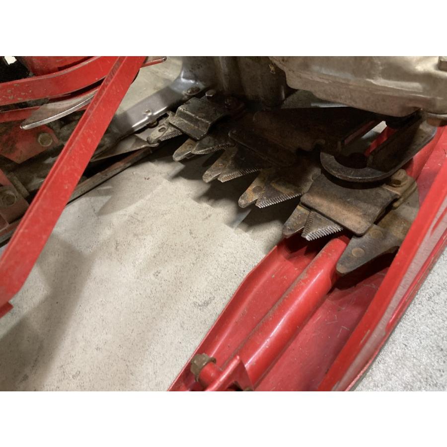 実動 美品 使用頻度少ない 三菱 稲刈機 バインダー NEWあきばれ 1輪1条刈り 結束型 ガソリン OHV GM91P 長野県発 ...