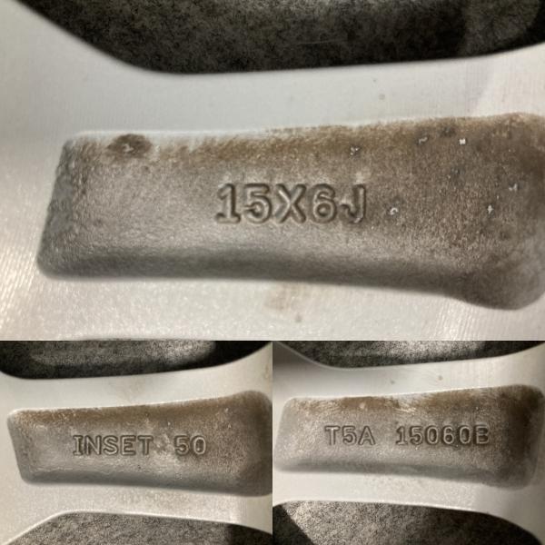 ホンダ Modulo モデューロ 純正 15インチ 6J +50 PCD100 4H 4本 T5A 15060B フィット フリード (YF4080) : インフィニ ヤフー店 - 通販 ...