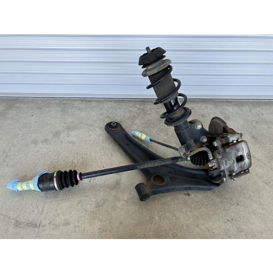 曲り無 H28年 DA16T キャリイ 4WD 純正 右 フロントストラット ASSY キャリパー ハブナックル ロアアーム ドライブシャフト ...