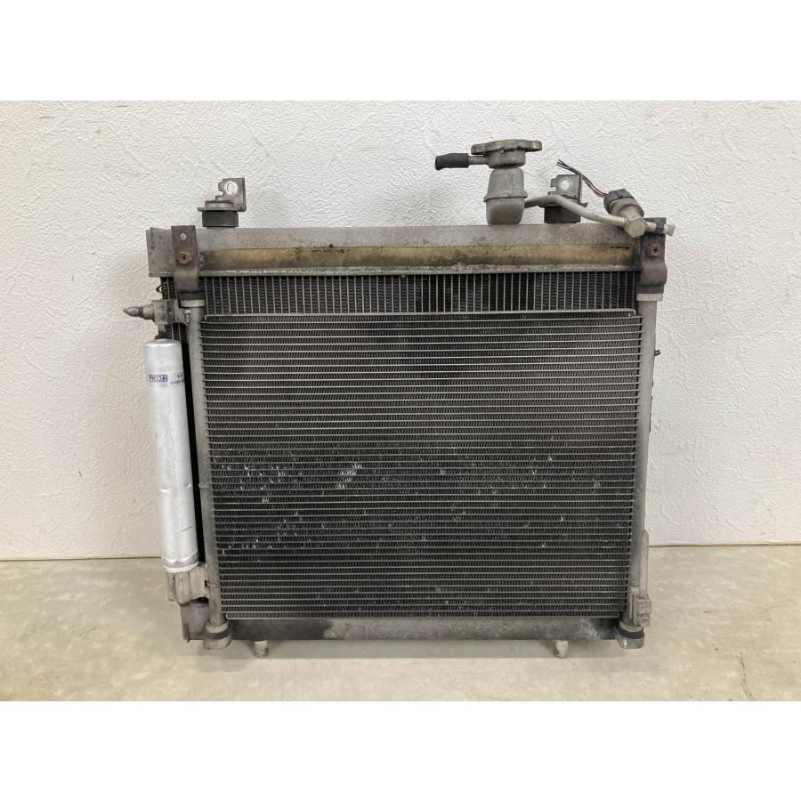 動作OK DA64W エブリイワゴン ターボ AT 4WD 純正 ラジエーター コンデンサ 電動ファン 95310-68H00 95330 ...