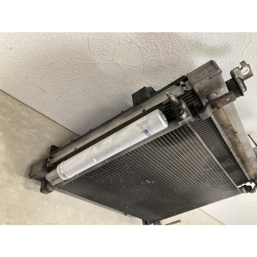 動作OK DA64W エブリイワゴン ターボ AT 4WD 純正 ラジエーター コンデンサ 電動ファン 95310-68H00 95330 ...