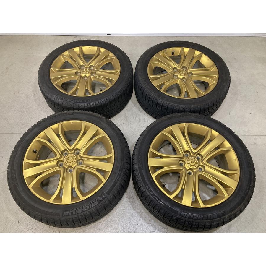 マツダ MPV 純正 18インチ 7J +45 PCD114.3 5H MICHELIN X-ice 225/50R18 4本セット ...