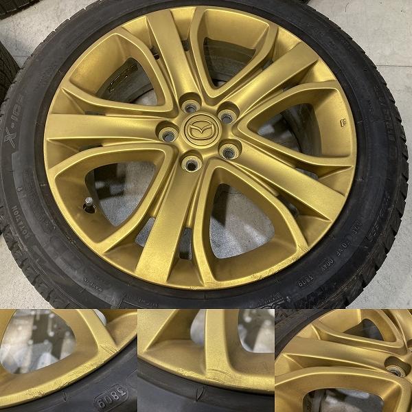 マツダ MPV 純正 18インチ 7J +45 PCD114.3 5H MICHELIN X-ice 225/50R18 4本セット ...