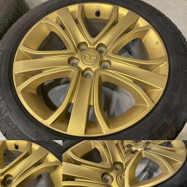 マツダ MPV 純正 18インチ 7J +45 PCD114.3 5H MICHELIN X-ice 225/50R18 4本セット ...