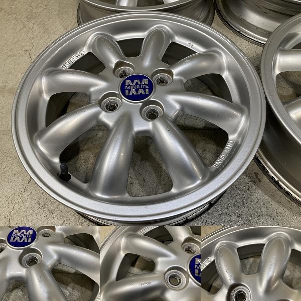 ダイハツ 純正 MINILITE 15インチ 4.5J +45 PCD100 4H 4本セット ミニライト (YN1123) : インフィニ ヤフー店 - 通販 - Yahoo!ショッピング