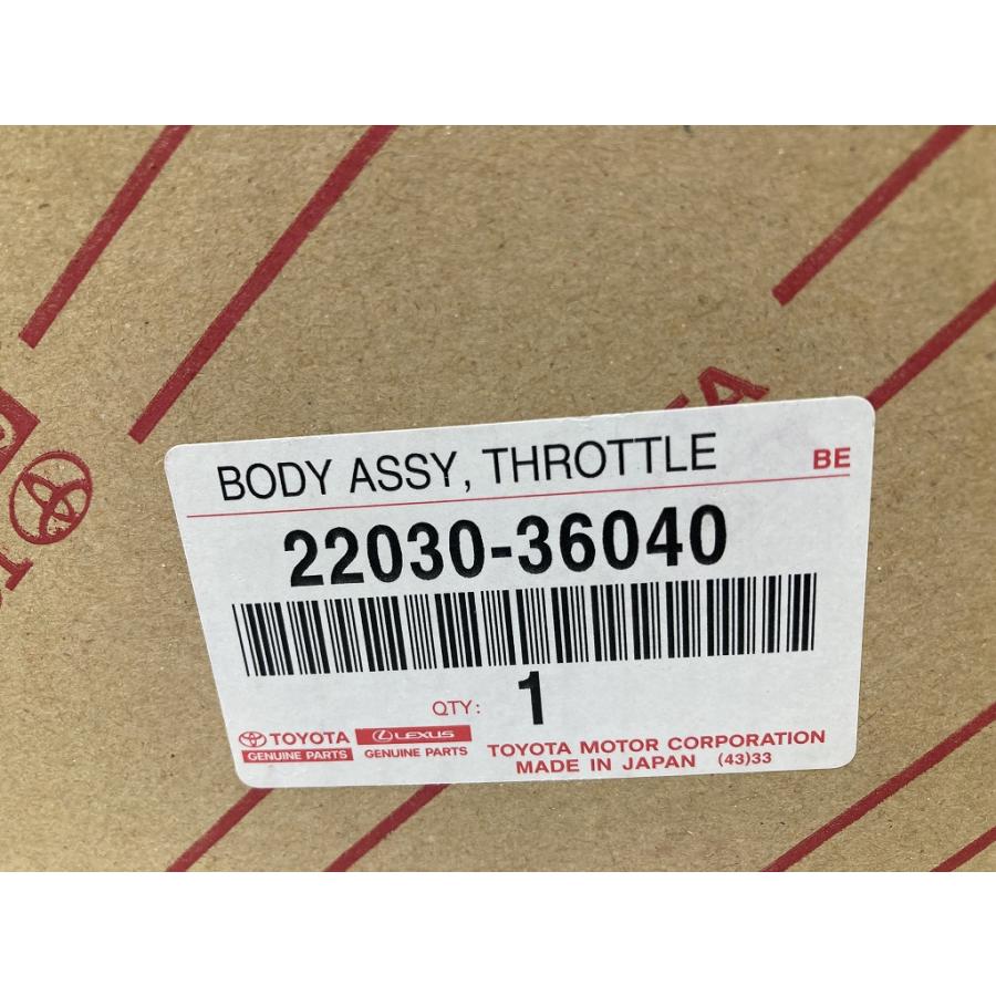 未使用 トヨタ 純正 スロットルボディ ASSY 22030-36040 レクサス AGZ10 NX200t 8AR-FTS 等 ...