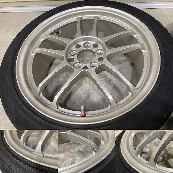 鍛造 軽量 Racing Hart CP-035 17インチ 7.5J +48 PCD100 5H 4本セット レーシングハート BRZ 86 ...