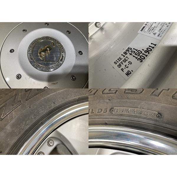 LODIO DRIVE 18インチ 9.5J +51 PCD150 5H 4本セット ロデオドライブ ランクル 等 (YU1169 ...