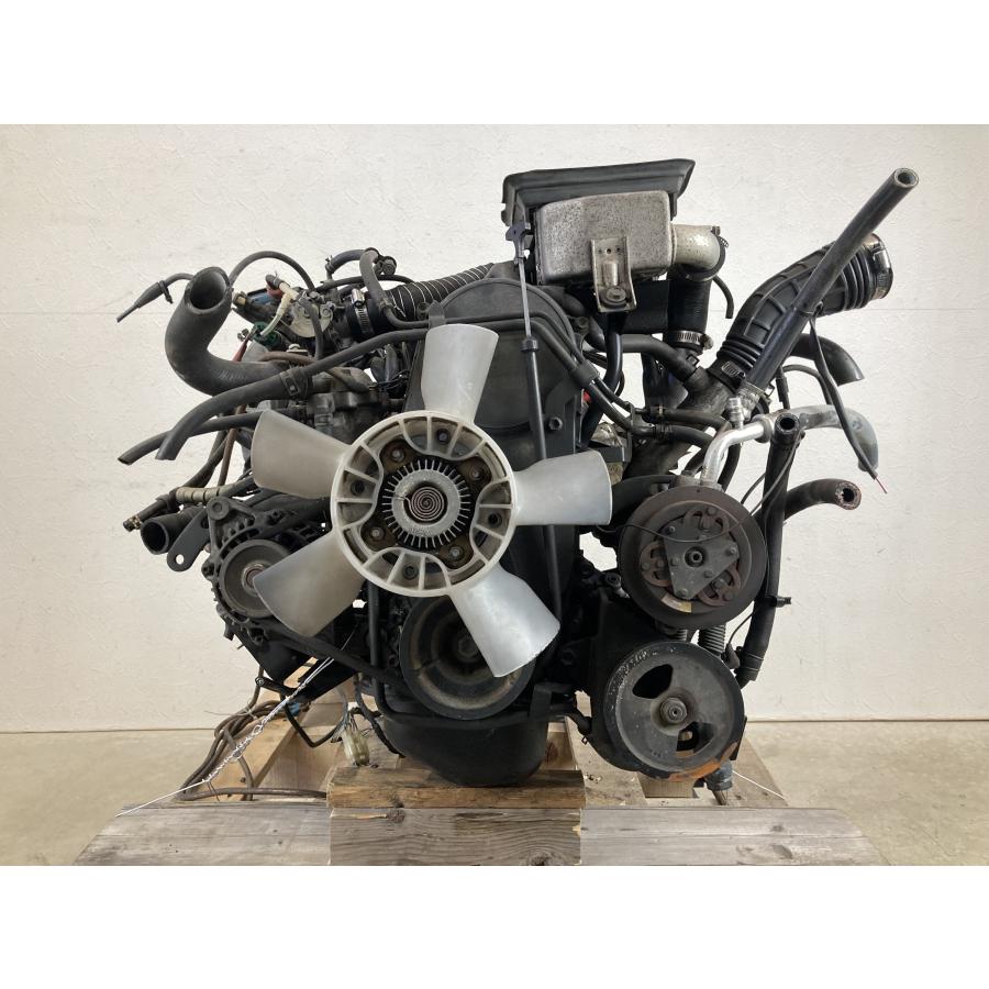 動作OK JA11V ジムニー バン HC 純正 F6A エンジン タービン 5MT マニュアルミッション ECU (YU4099 ...